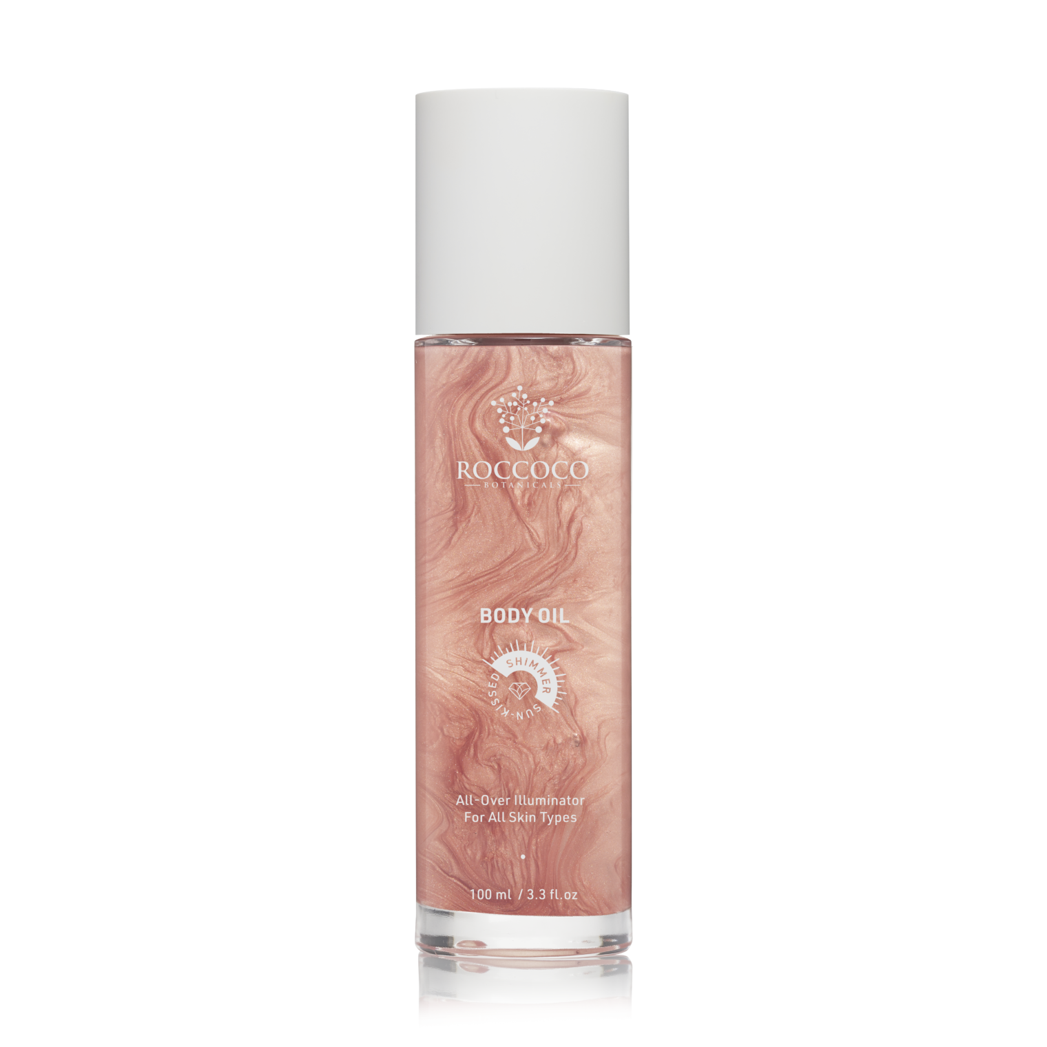 Roccoco Botanicals Body Oil shimmer 100ml- Bondi Breeze - Studio Monroe